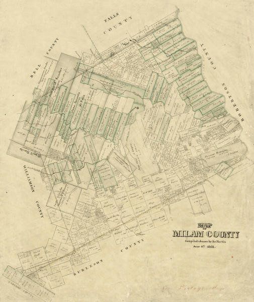 Milam County, 1868