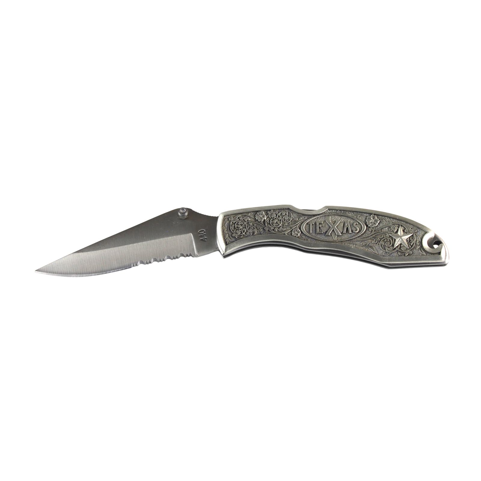 Pewter Texas Pocket Knife