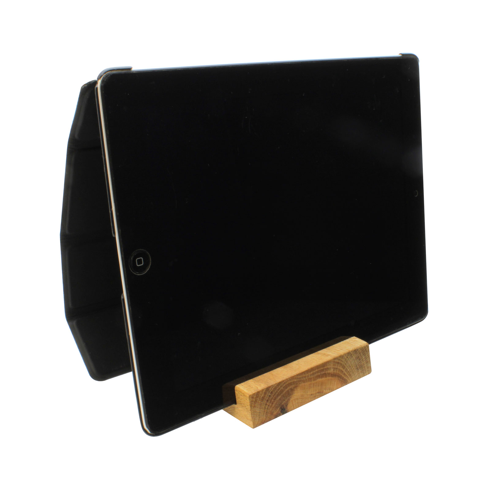 Texas State Seal Etched Capitol Wood Tablet Stand