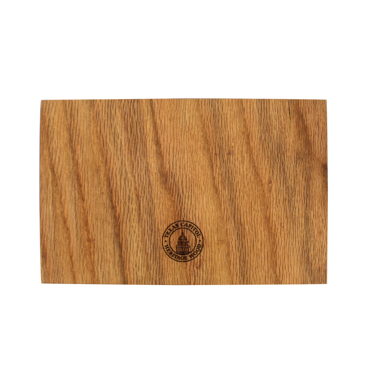 Texas State Capitol Wood Etched Paperweight