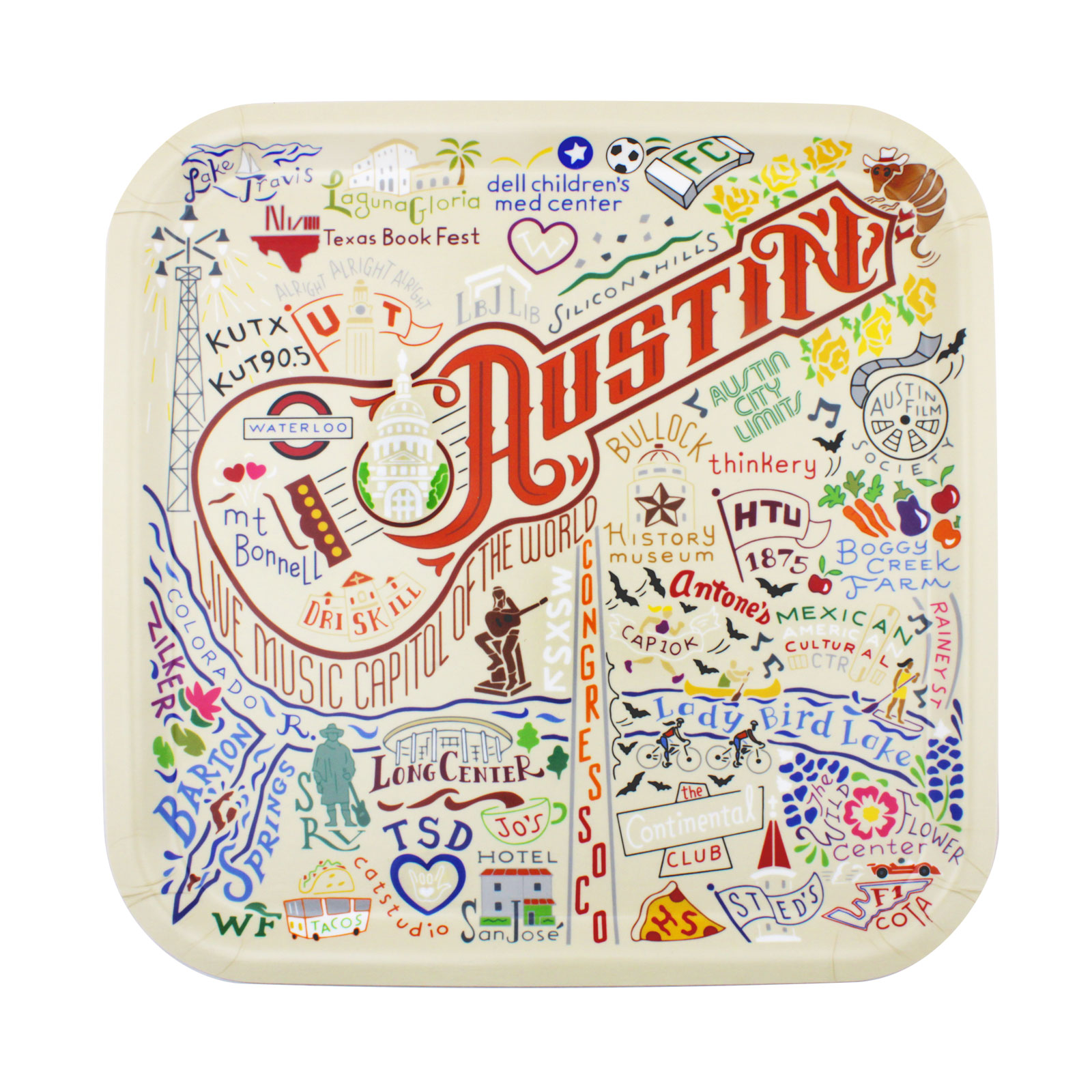 Austin Icons Birch Tray