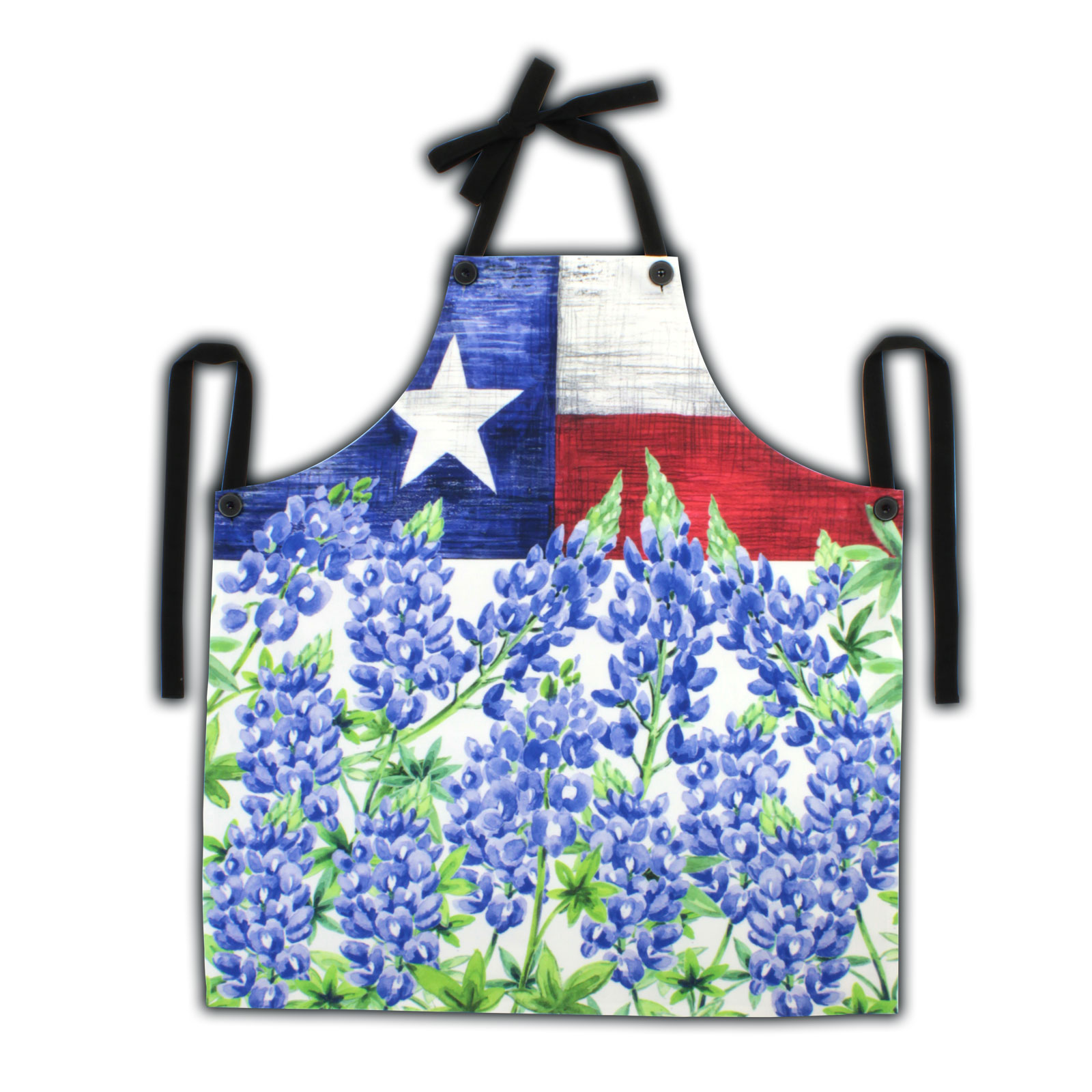 Texas Flag Bluebonnet Apron