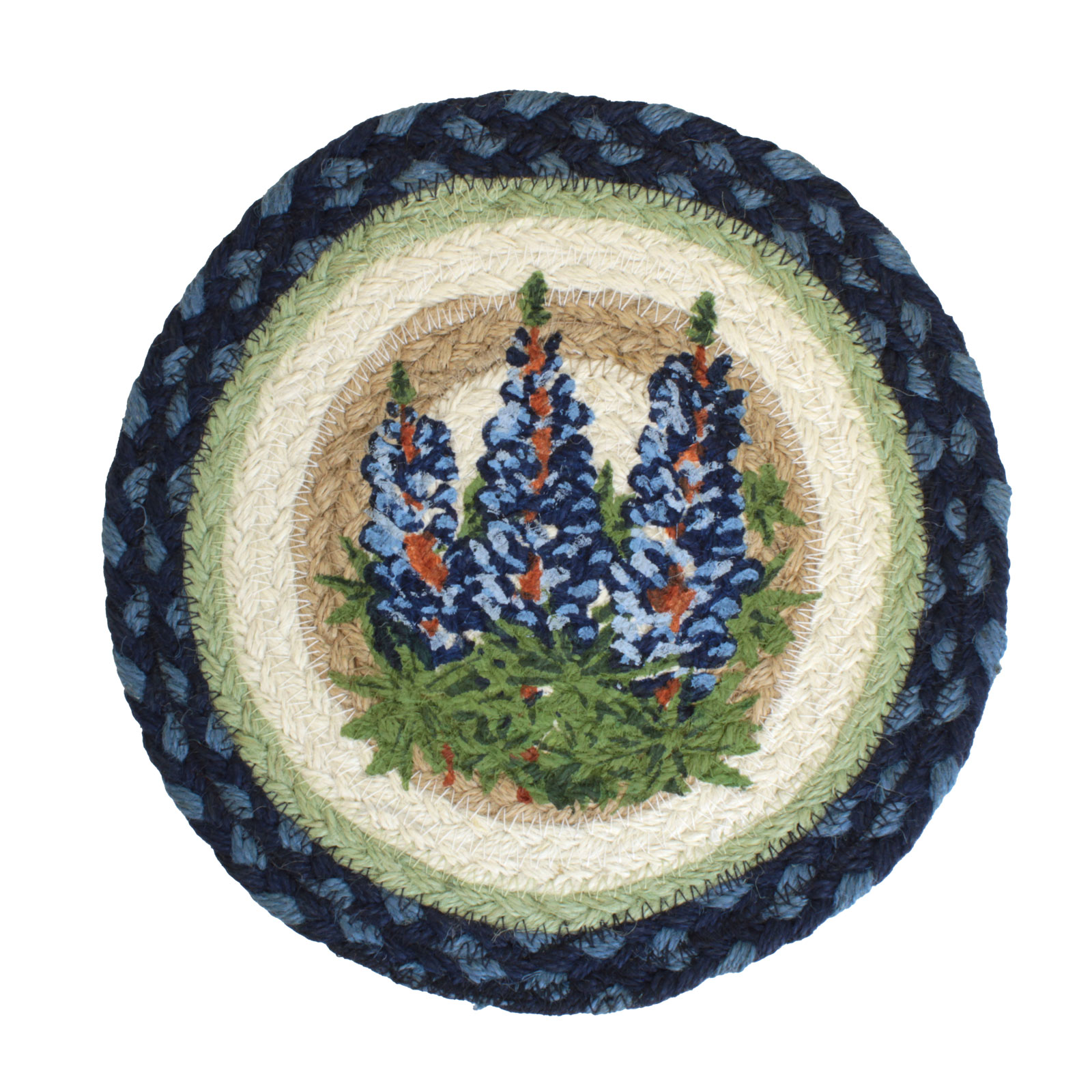Bluebonnet Braided Trivet 10"