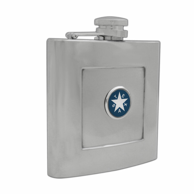 First Flag of Texas Flask
