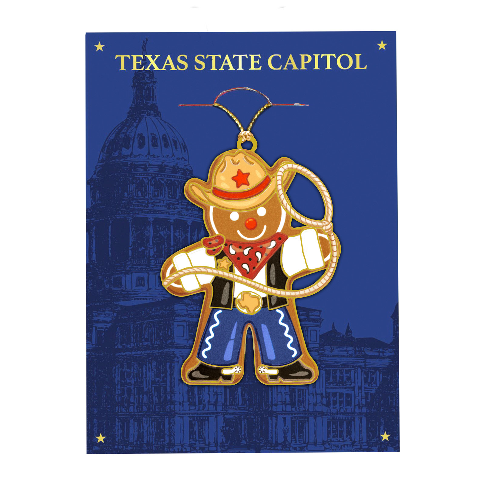 Gingerbread Cowboy Ornament