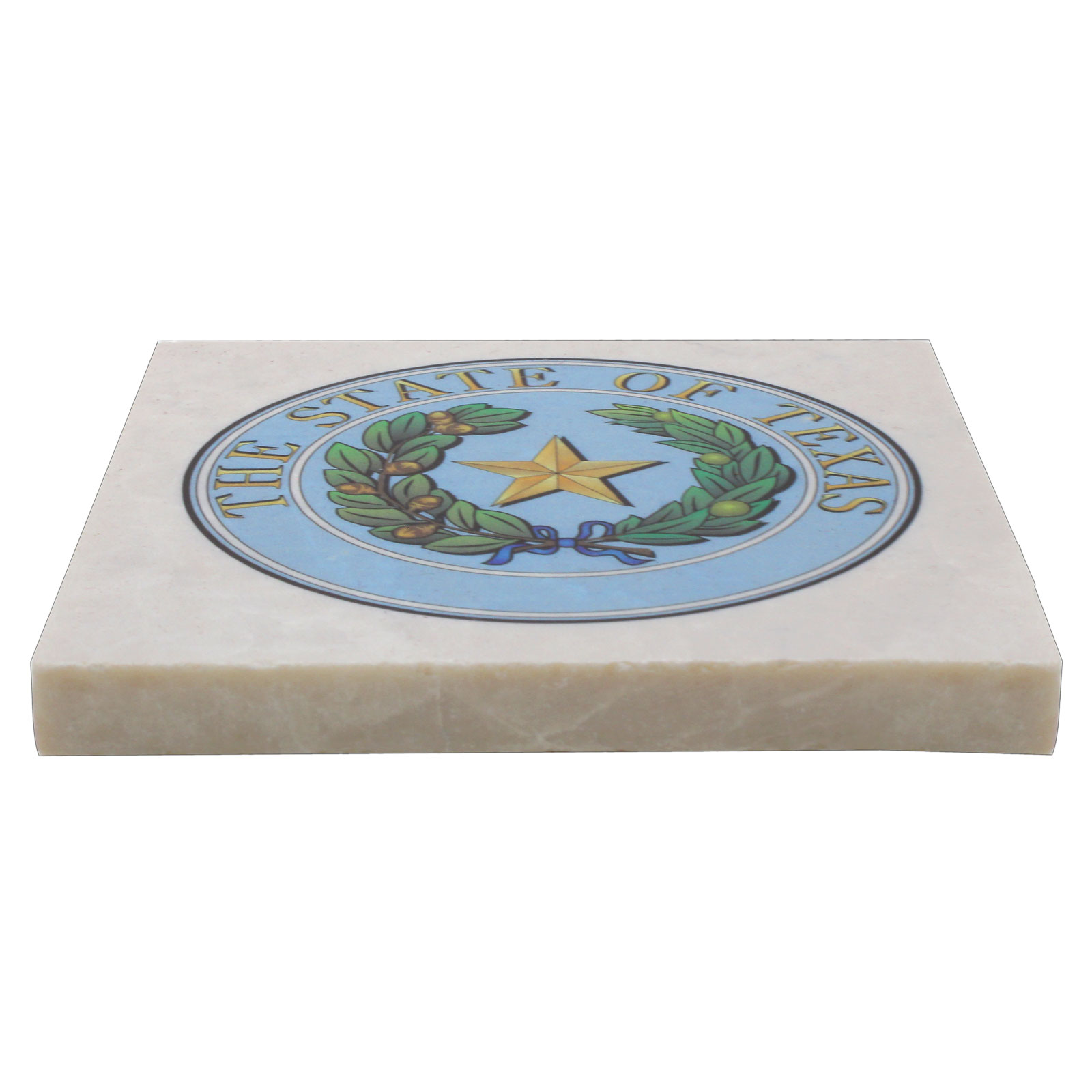 Texas State Seal Marble Coaster