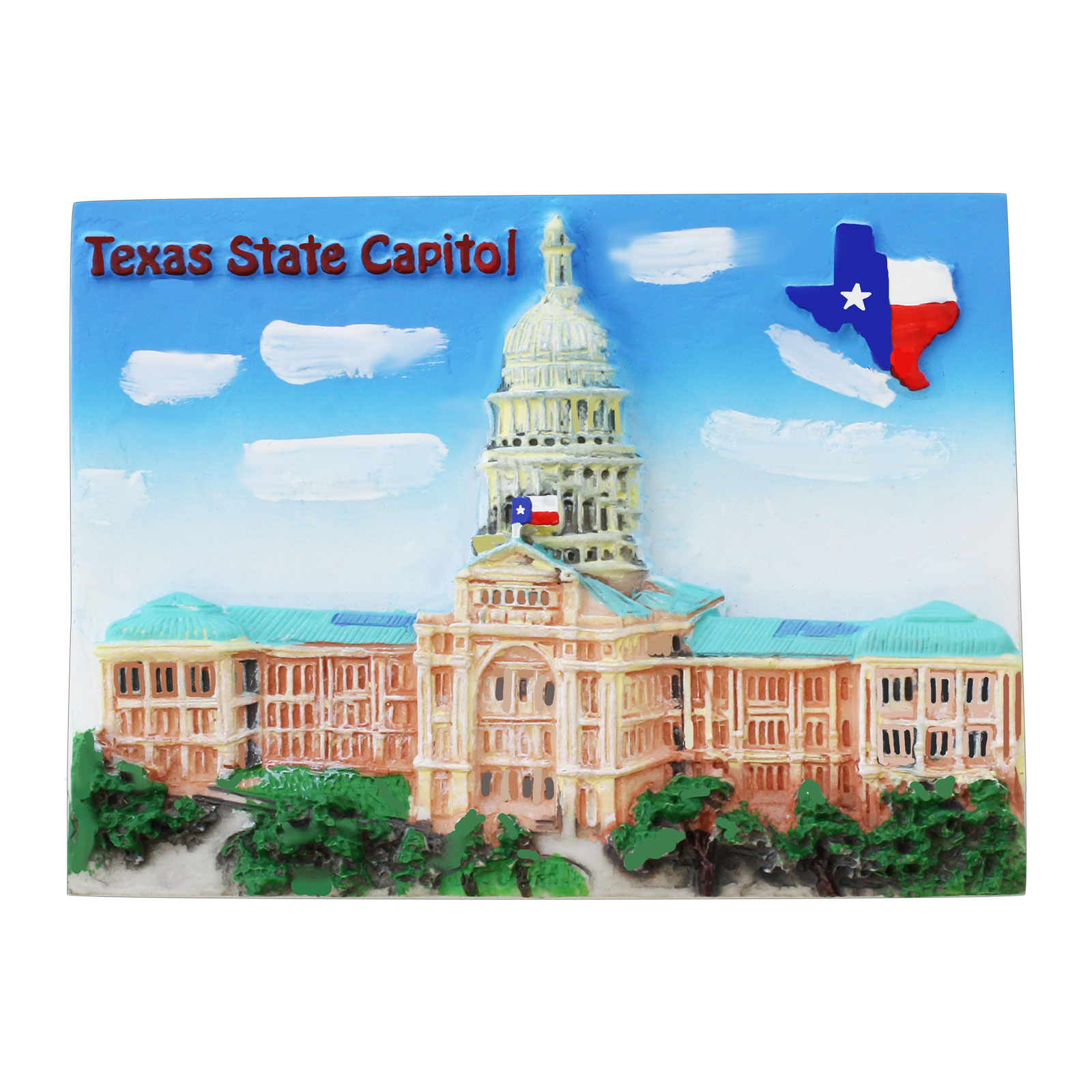 Texas State Capitol 3-D Magnet