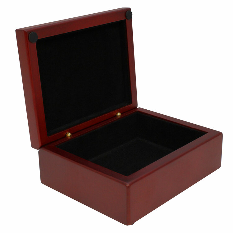 Mahogany Desk Box with Texas Star