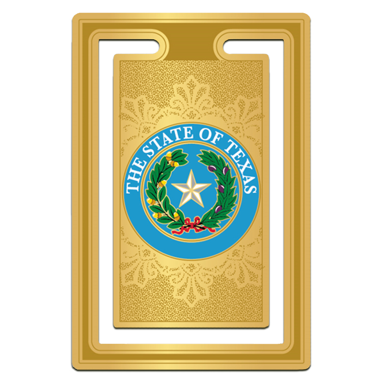 Great Seal Of Texas Bookmark