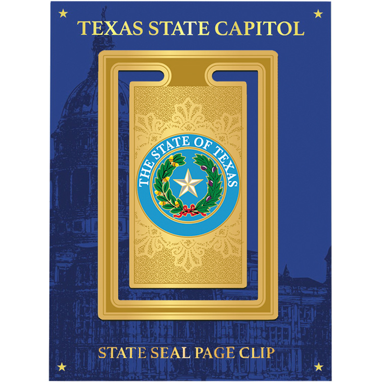 Great Seal Of Texas Bookmark